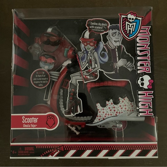Mattel | Toys | Monster High Ghoulia Yelps Scooter | Poshmark